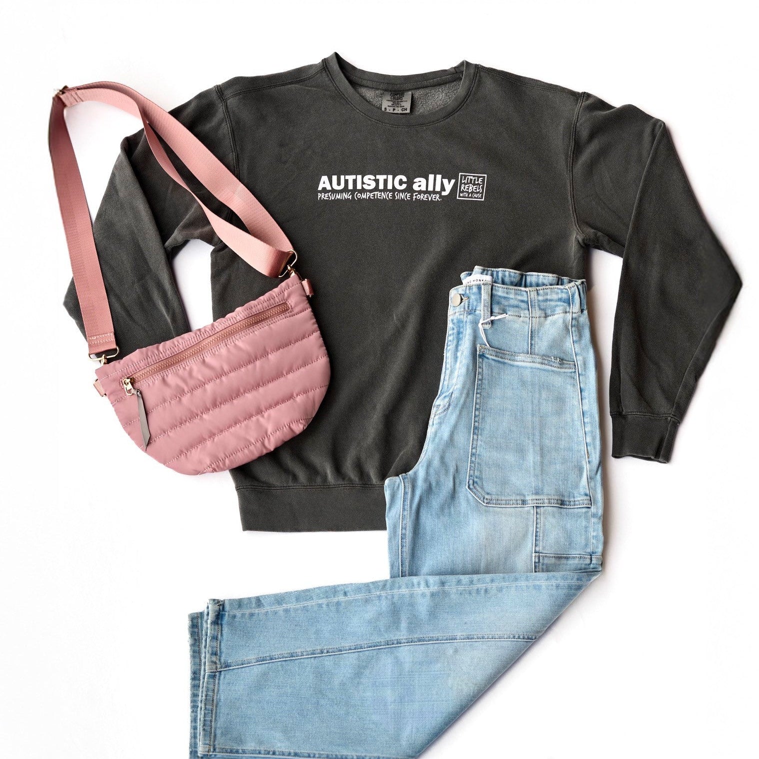 Autistic Ally. Garment-Dyed Sweatshirt – Rebel Clothing Collective